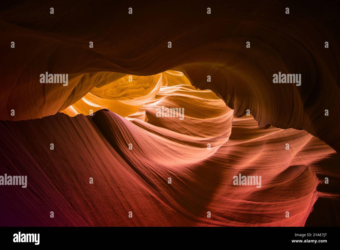 Inside Lower Antelope Canyon Stock Photo - Alamy