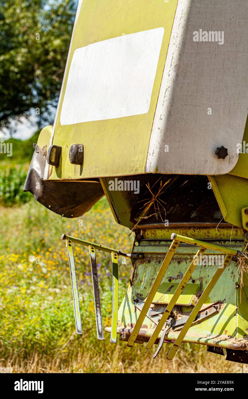 Farmer operate harvester machine hi-res stock photography and images ...