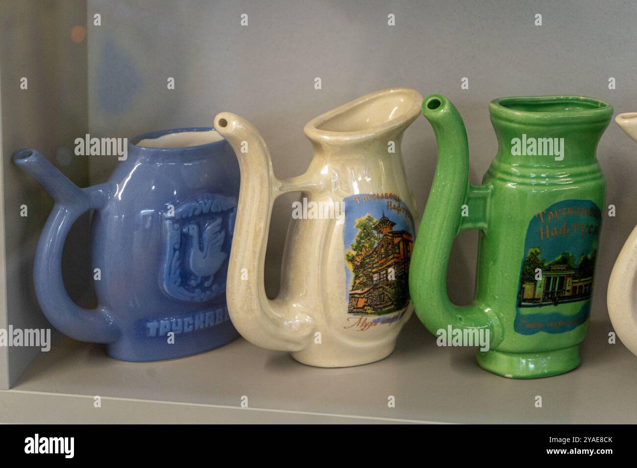 Kumanets mug - cup for drinking mineral water from the pump room in the ...