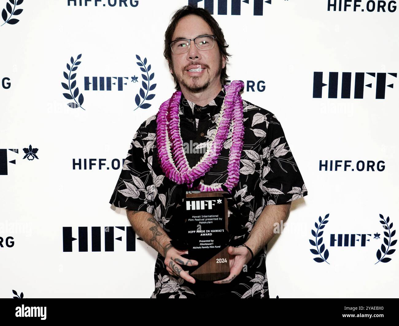 Los Angeles, USA. 12th Oct, 2024. Alika Tengan with the HIFF MADE IN ...