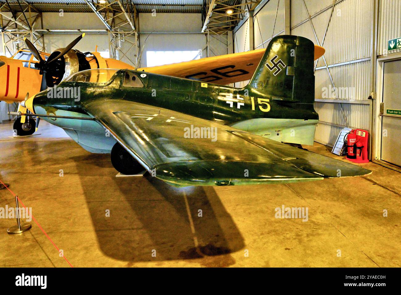 National Museum Of Flight Scotland a German WWII Messerscmitt Me 163 ...