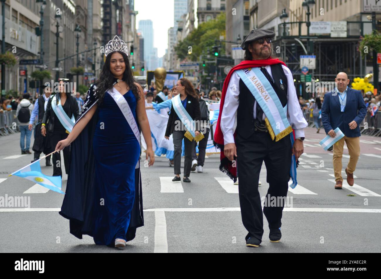 New York, United States. 13th October, 2024. Hispanic Communities come ...