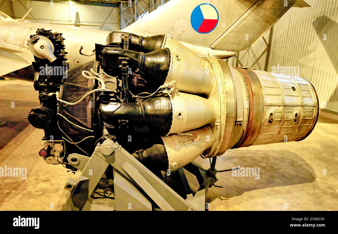 National Museum Of Flight Scotland a Czechoslovakian Aero S103 jet ...