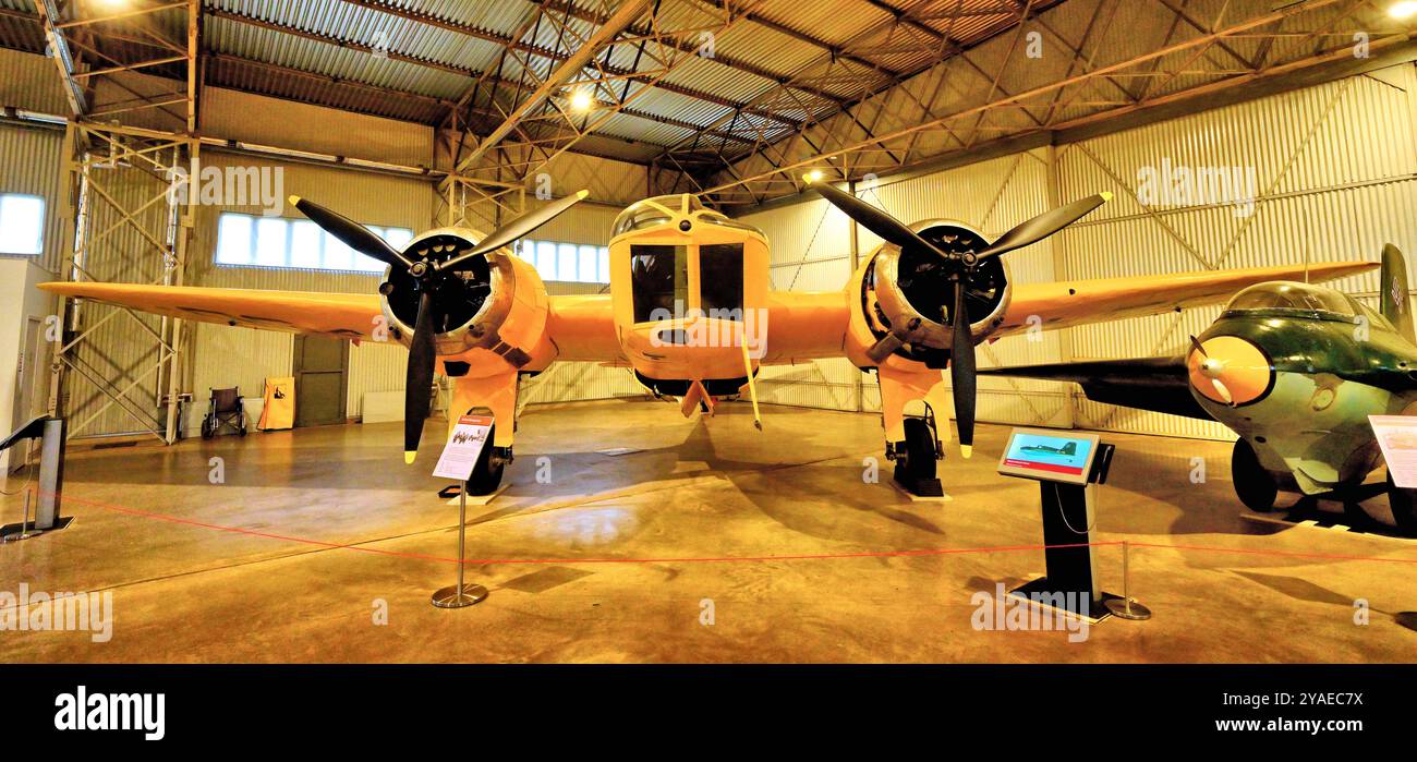 National Museum Of Flight Scotland a Bristol Bolingbroke WWII bomber ...