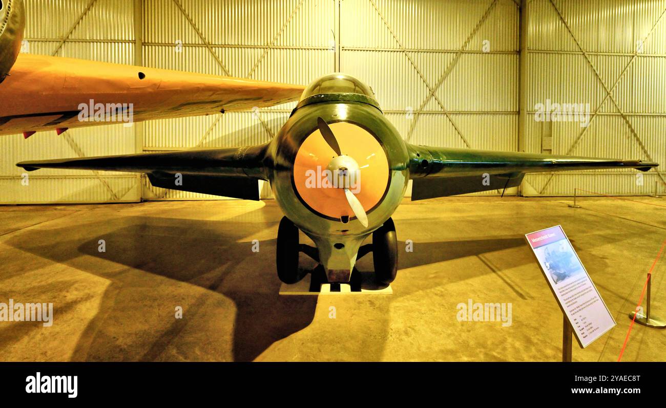 National Museum Of Flight Scotland a German WWII Messerscmitt Me 163 ...