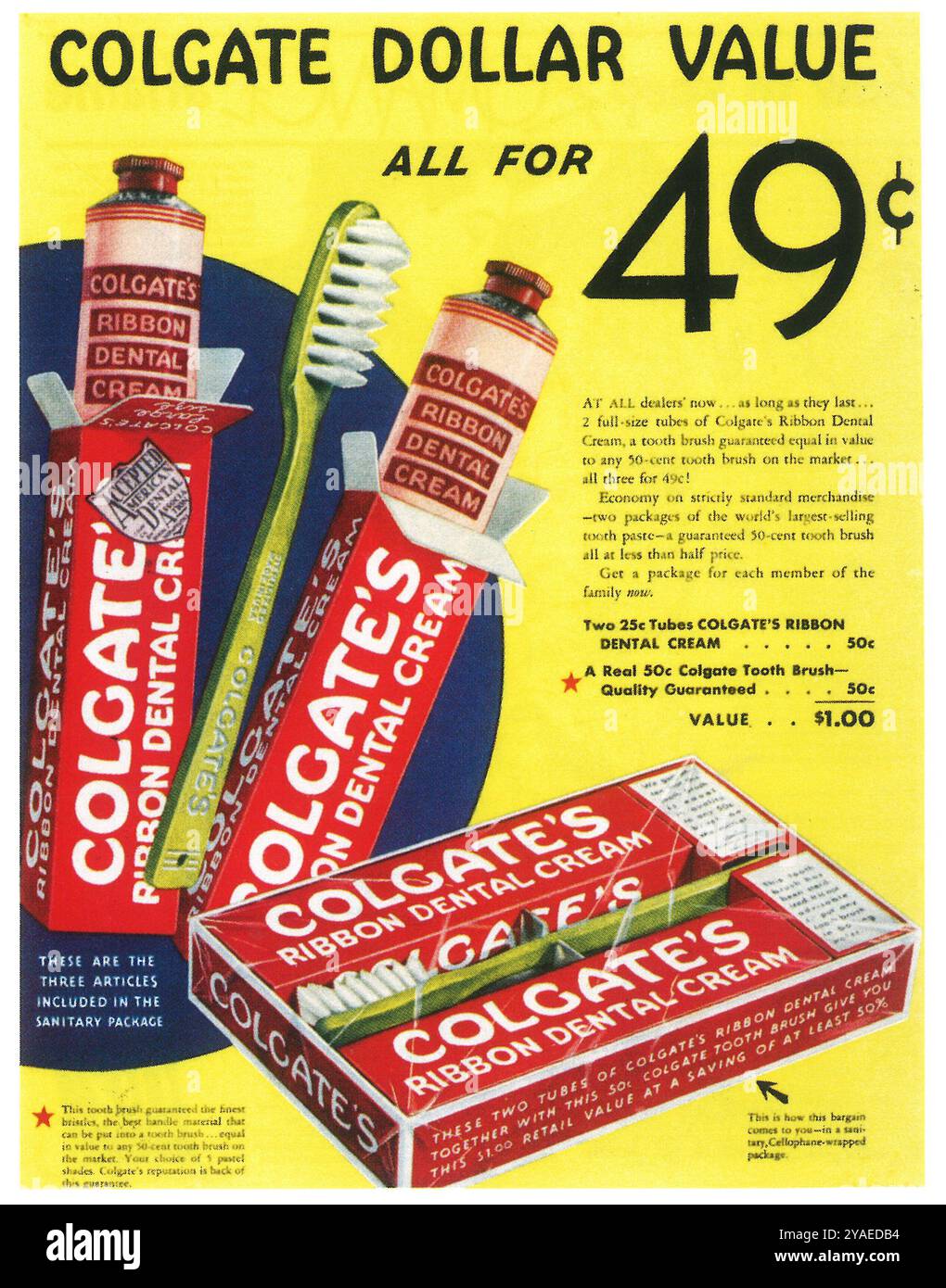 Colgate toothpaste advert hi-res stock photography and images - Alamy