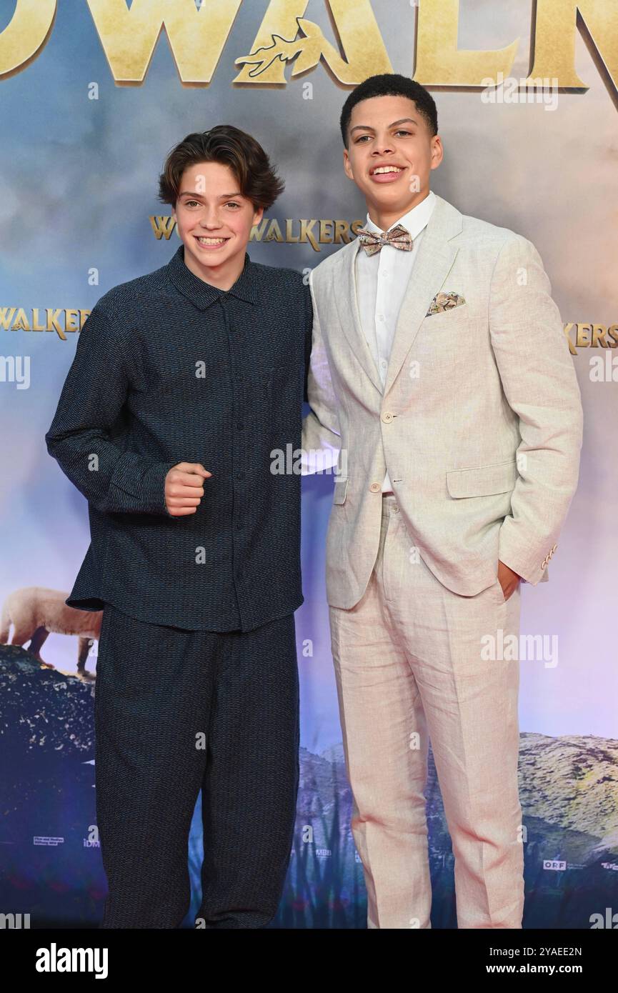 Schauspieler Emile Cherif und Johan von Ehrlich, l-r, kommt zur Premiere des Fantasyfilm ...