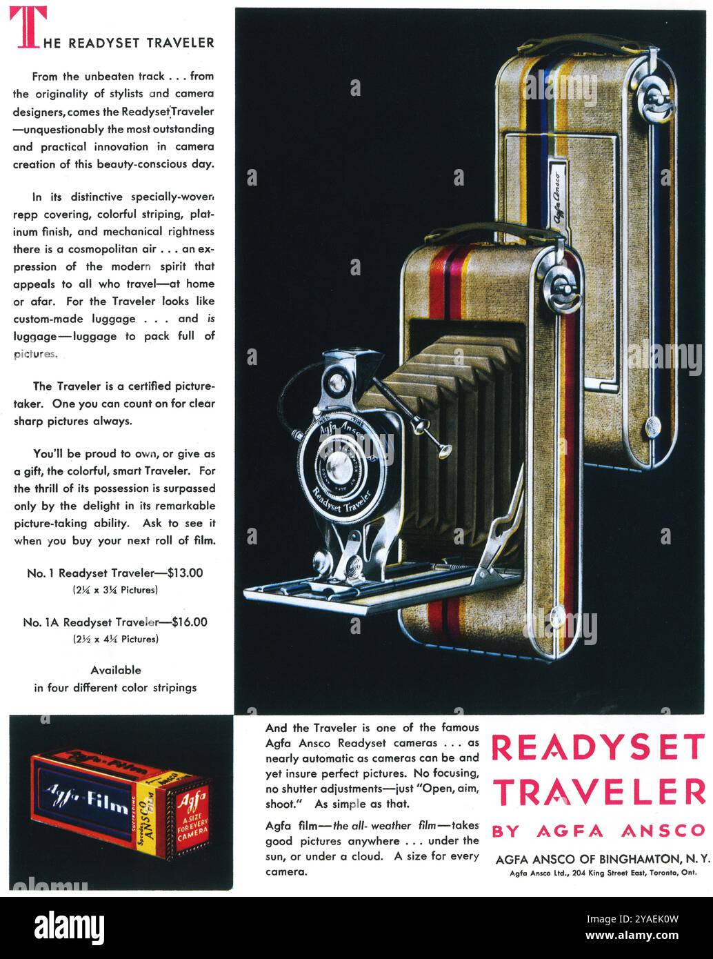 Agfa camera advertisement hi-res stock photography and images - Alamy