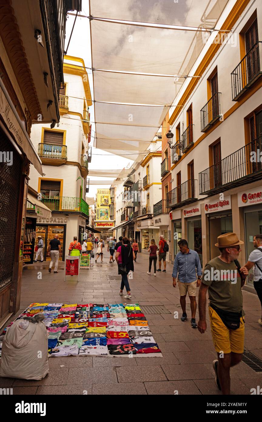 Sierpes street in Seville Stock Photo - Alamy