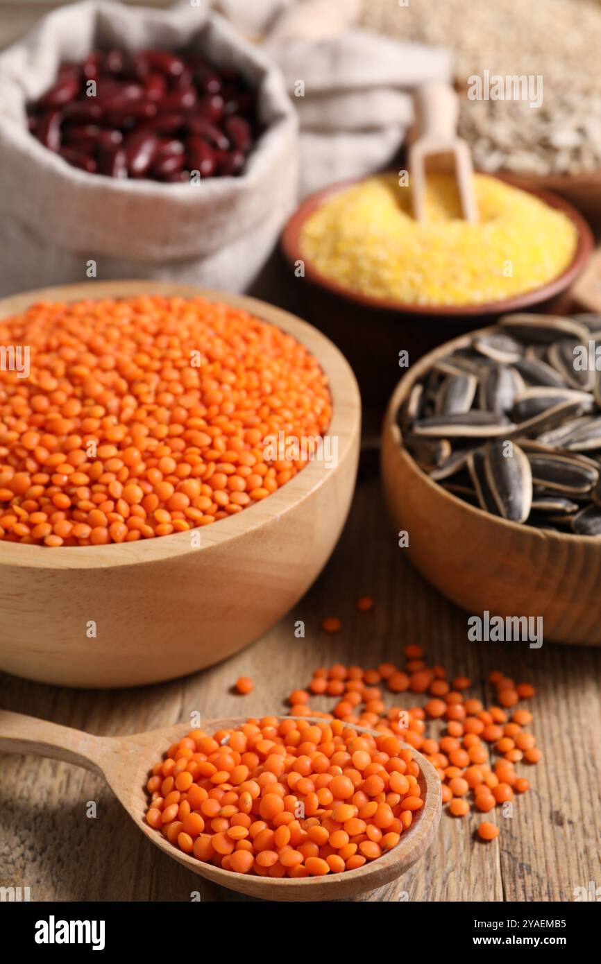 Vertical background different seeds hi-res stock photography and images ...