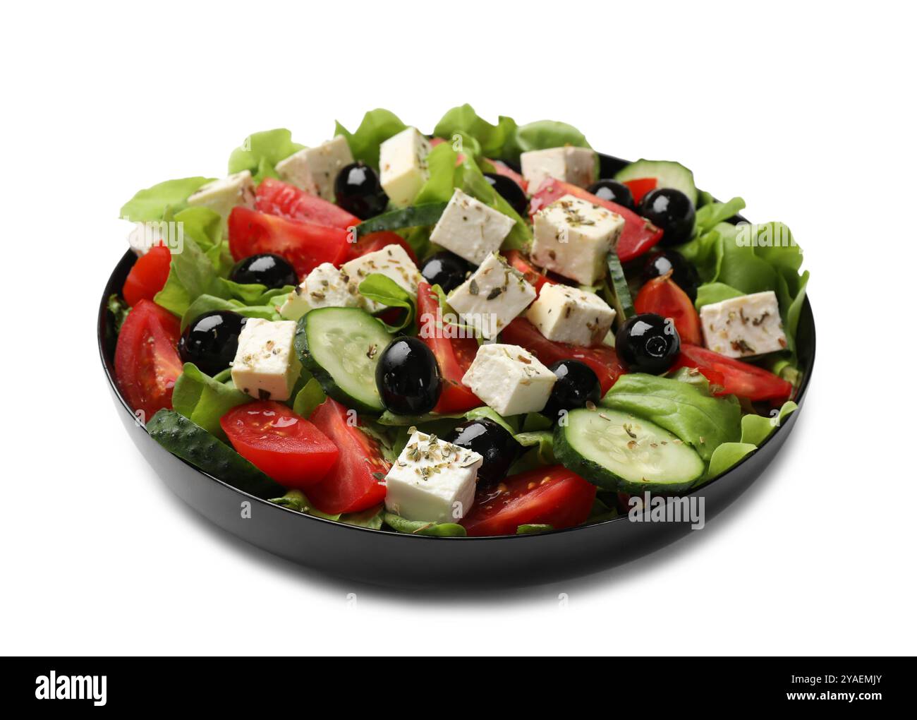 Tasty feta cheese spices Cut Out Stock Images & Pictures - Alamy