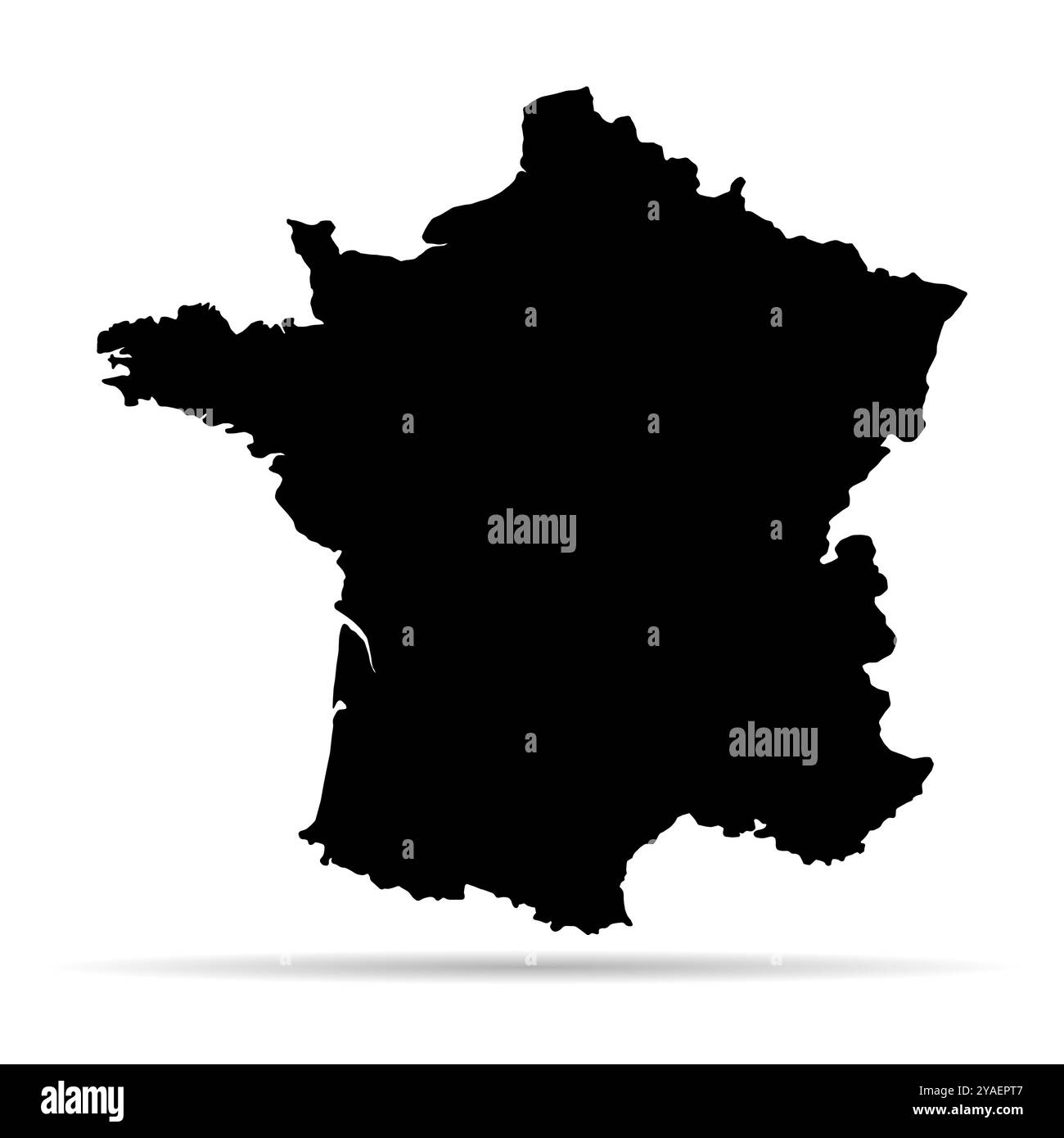 Vector detailed map paris Black and White Stock Photos & Images - Alamy