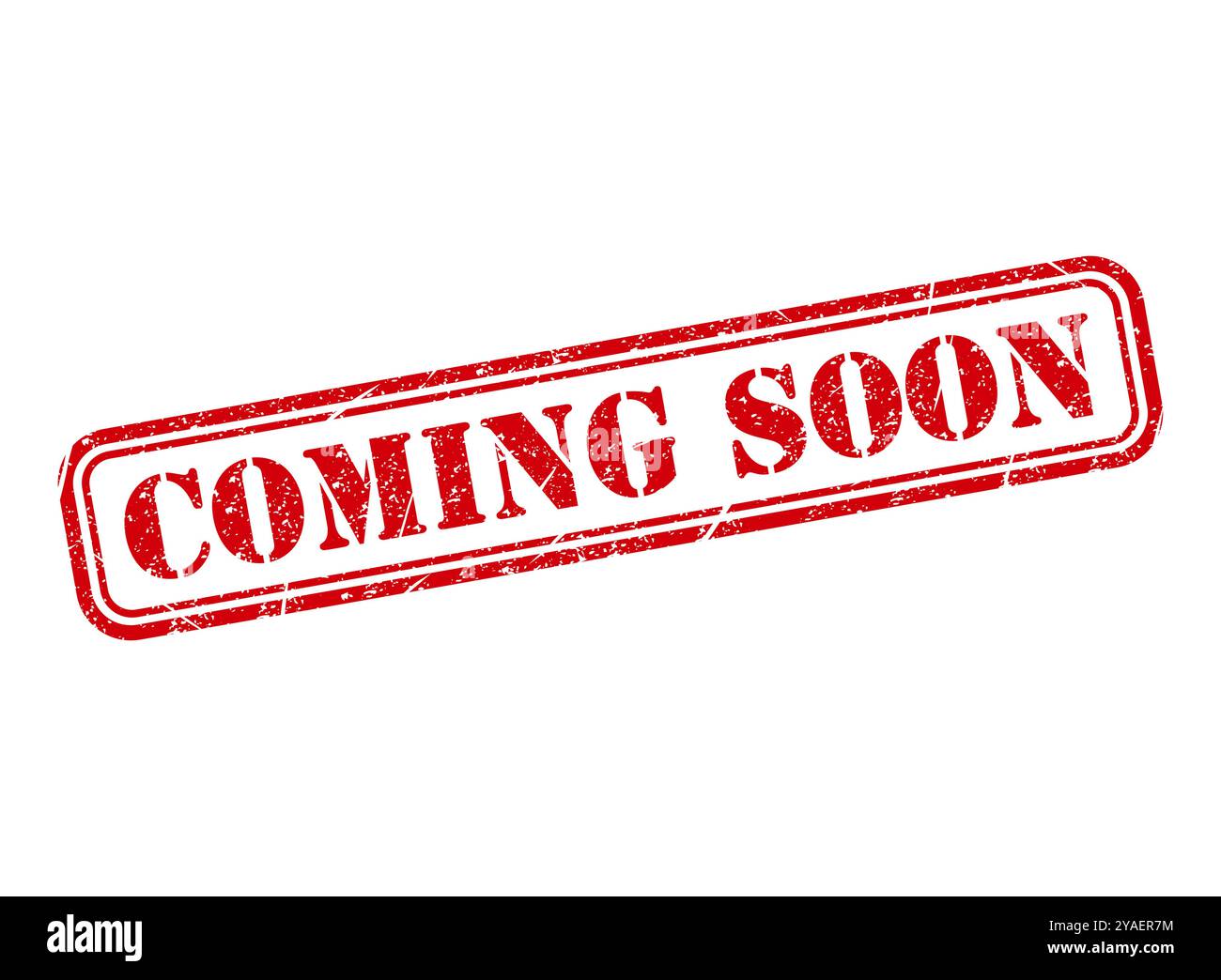 Coming soon stamp symbol, label sticker sign button, text banner vector ...