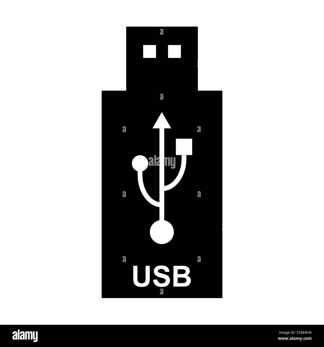 USB icon technology, connect device sign, electronic portable symbol ...
