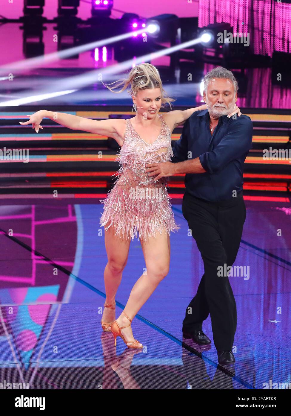 Rome, Rai auditorium of the Foro Italico, TV show "Dancing with the Stars". In the photo ...