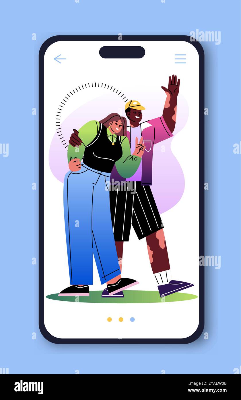 African american girl taking Stock Vector Images - Alamy