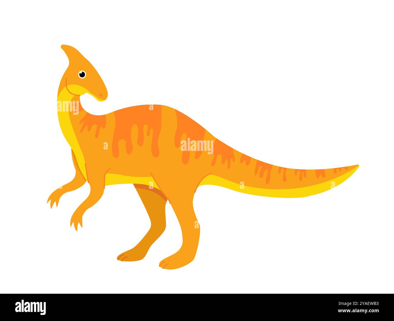 Concept of dinosaur. Orange tyrannosaur. Prehistoric wild animal ...