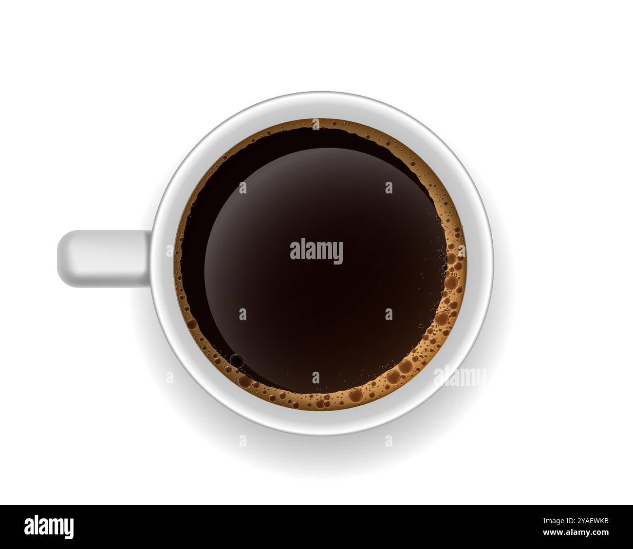 Cappucino foam Stock Vector Images - Alamy