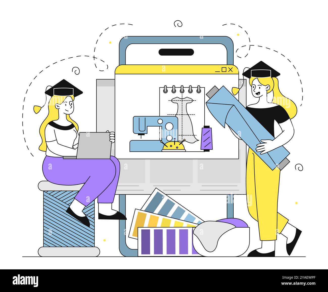 Wearing designer clothing Cut Out Stock Images & Pictures - Alamy