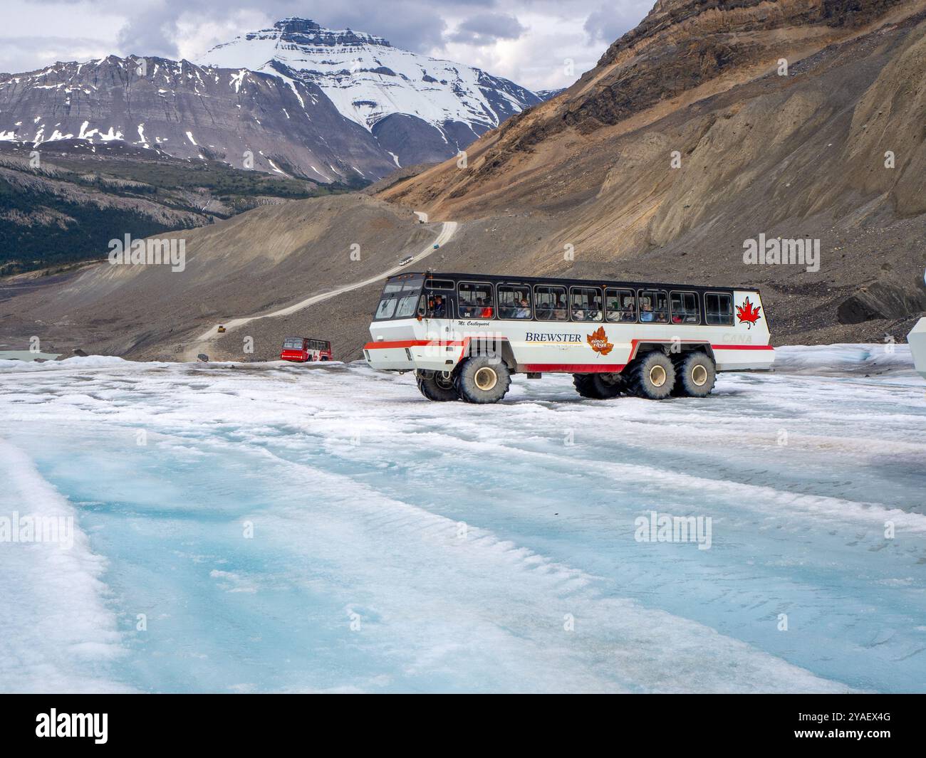 Colombia Icefield Glacier Adventure, Athabasca Glacier Stock Photo - Alamy