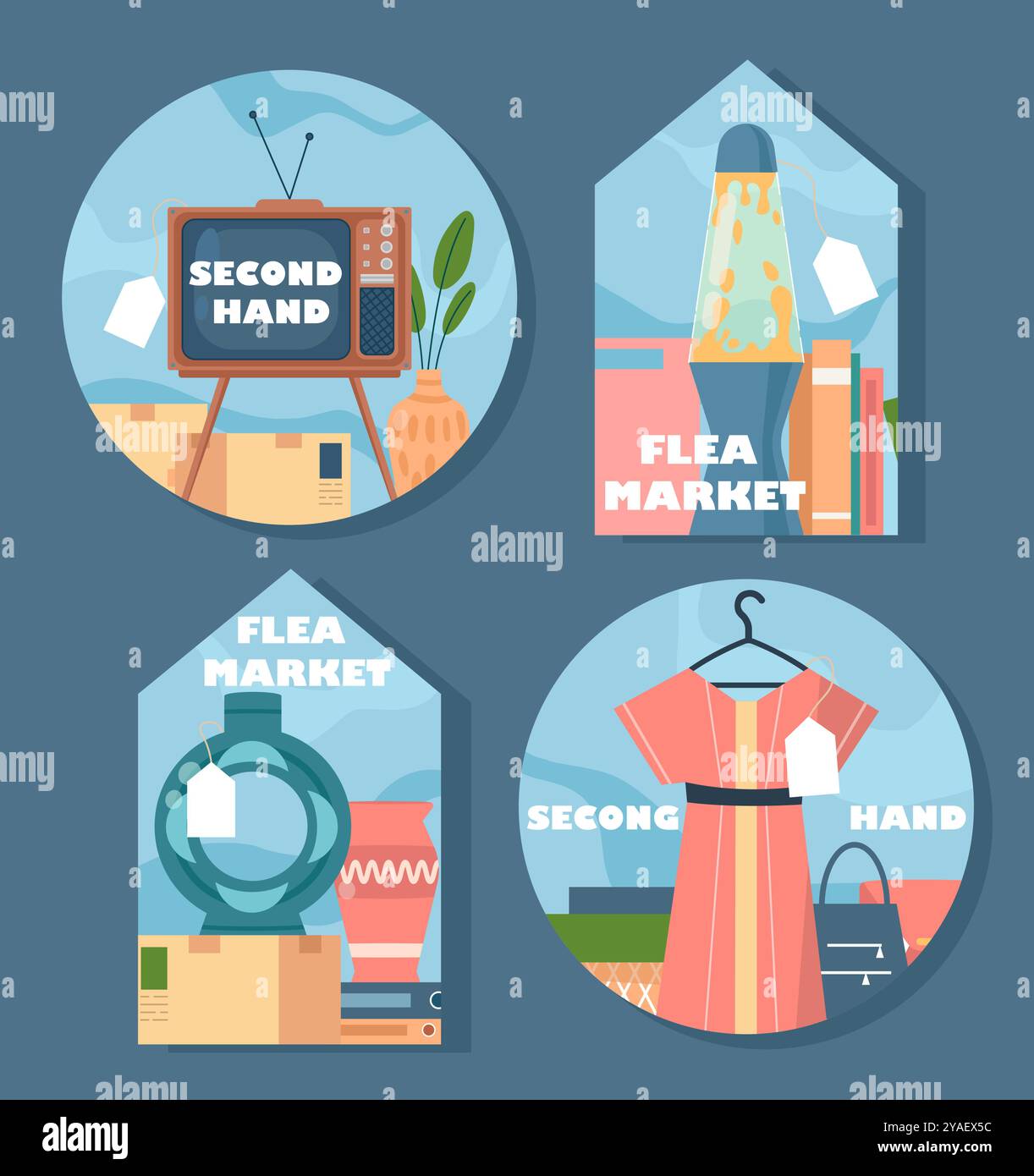 Fair city tv set Stock Vector Images - Alamy