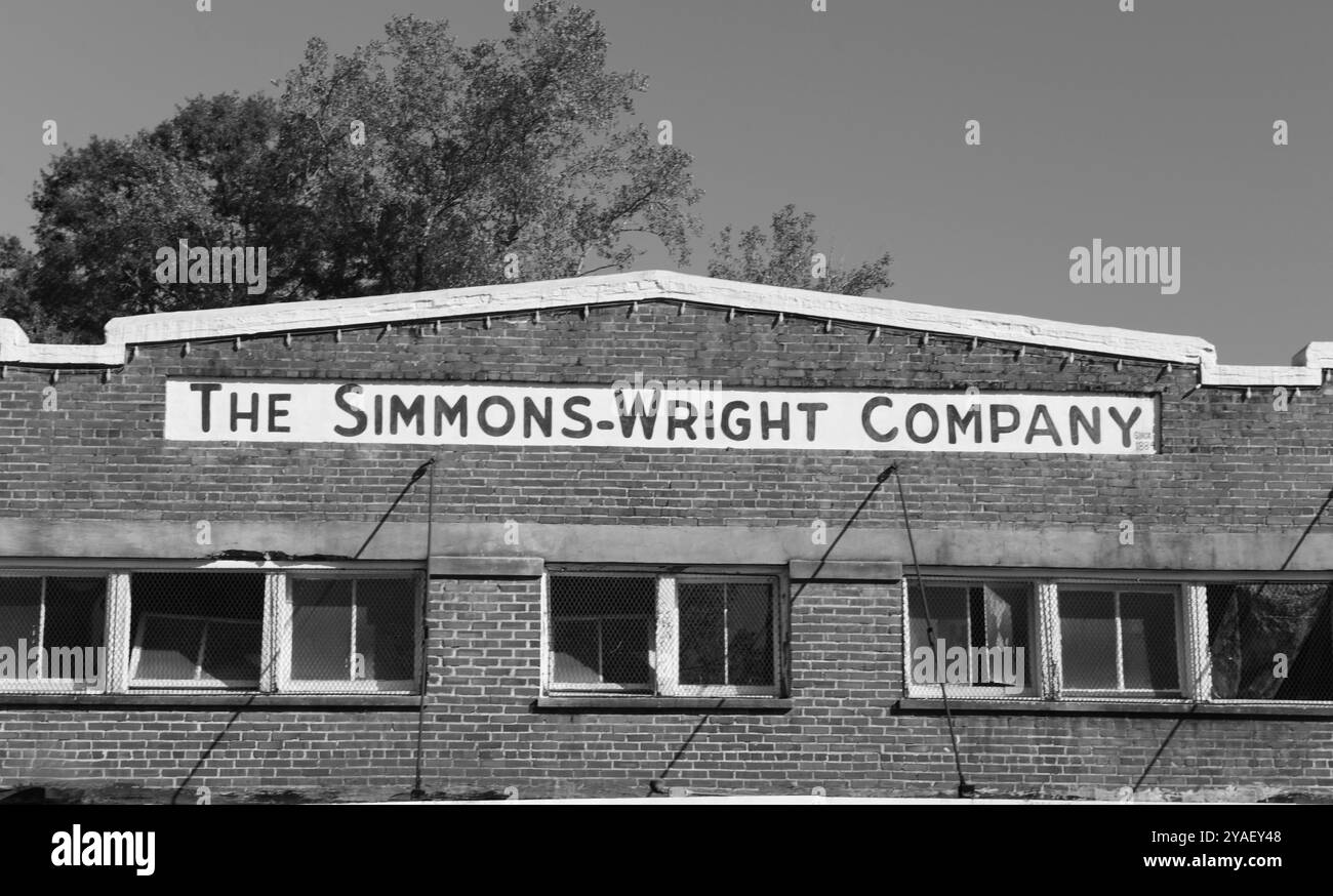 The Simmons-Wright Company General Store Stock Photo - Alamy