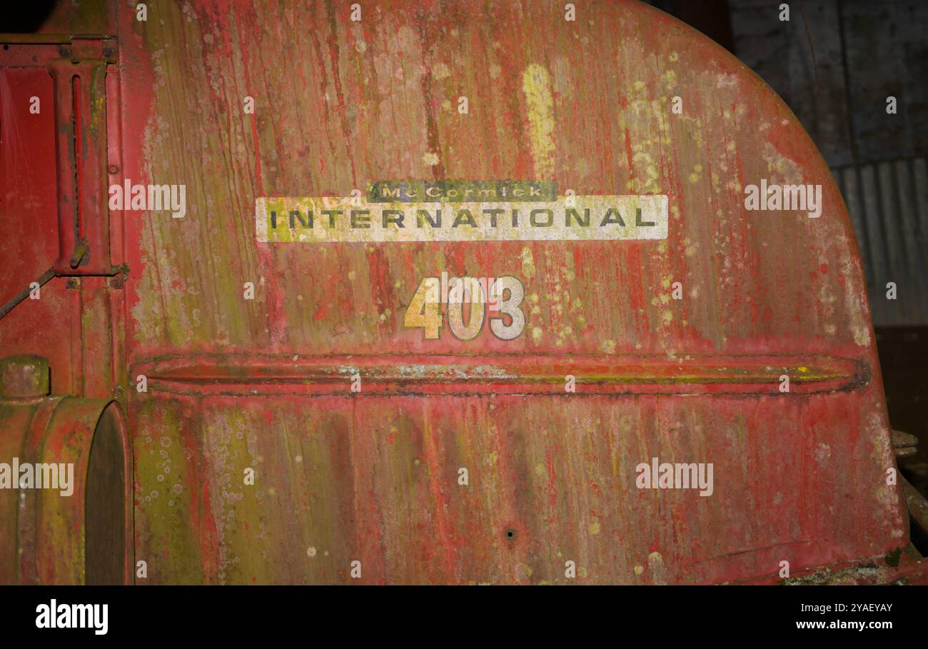 McCormick International 403 combine Stock Photo - Alamy
