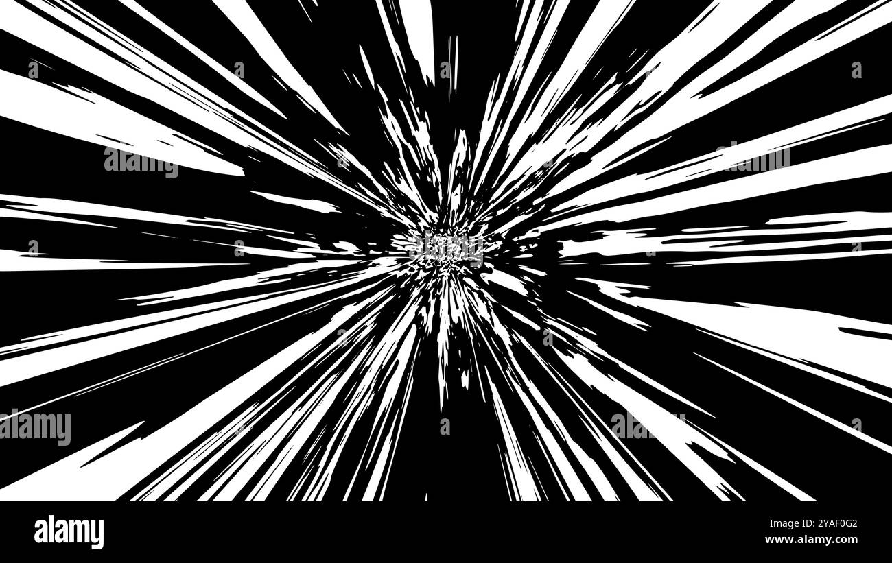 Speed burst background. Manga comic effect. Black speed lines on white ...