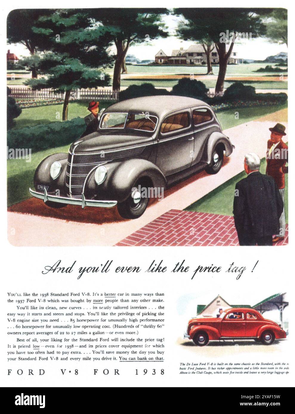 Vintage ford poster hi-res stock photography and images - Alamy