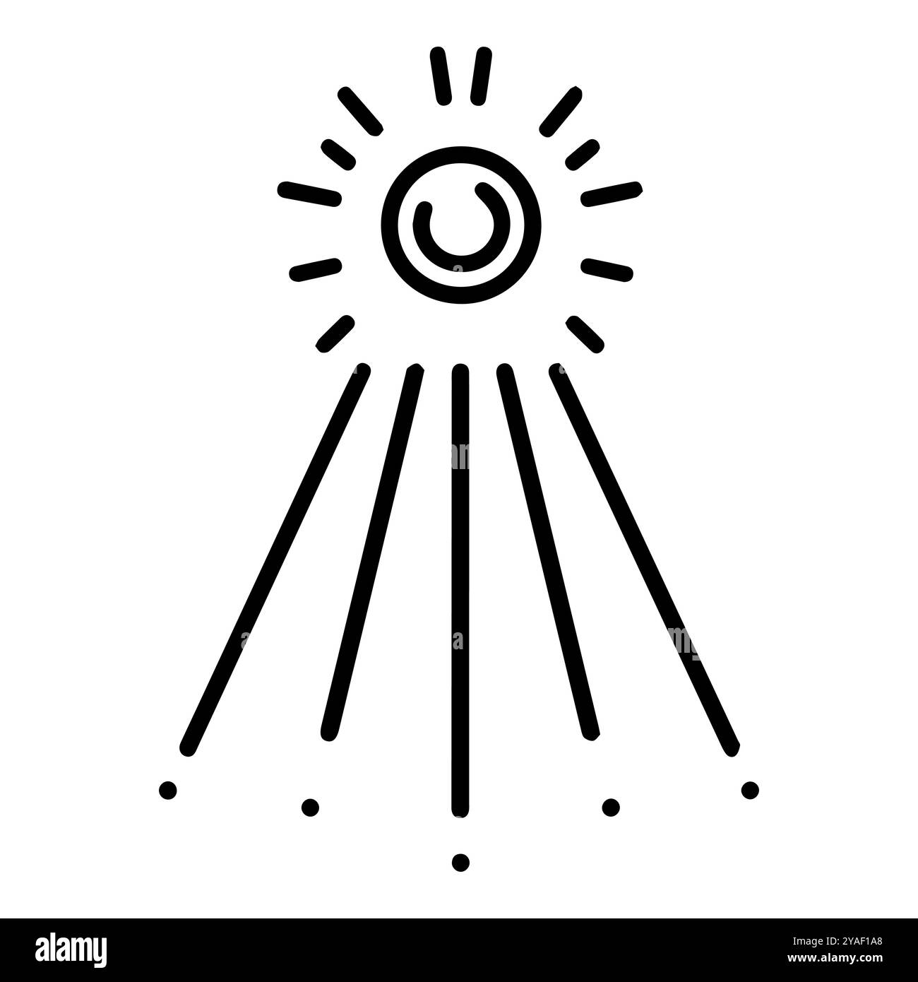 Laser surgery beam Stock Vector Images - Alamy