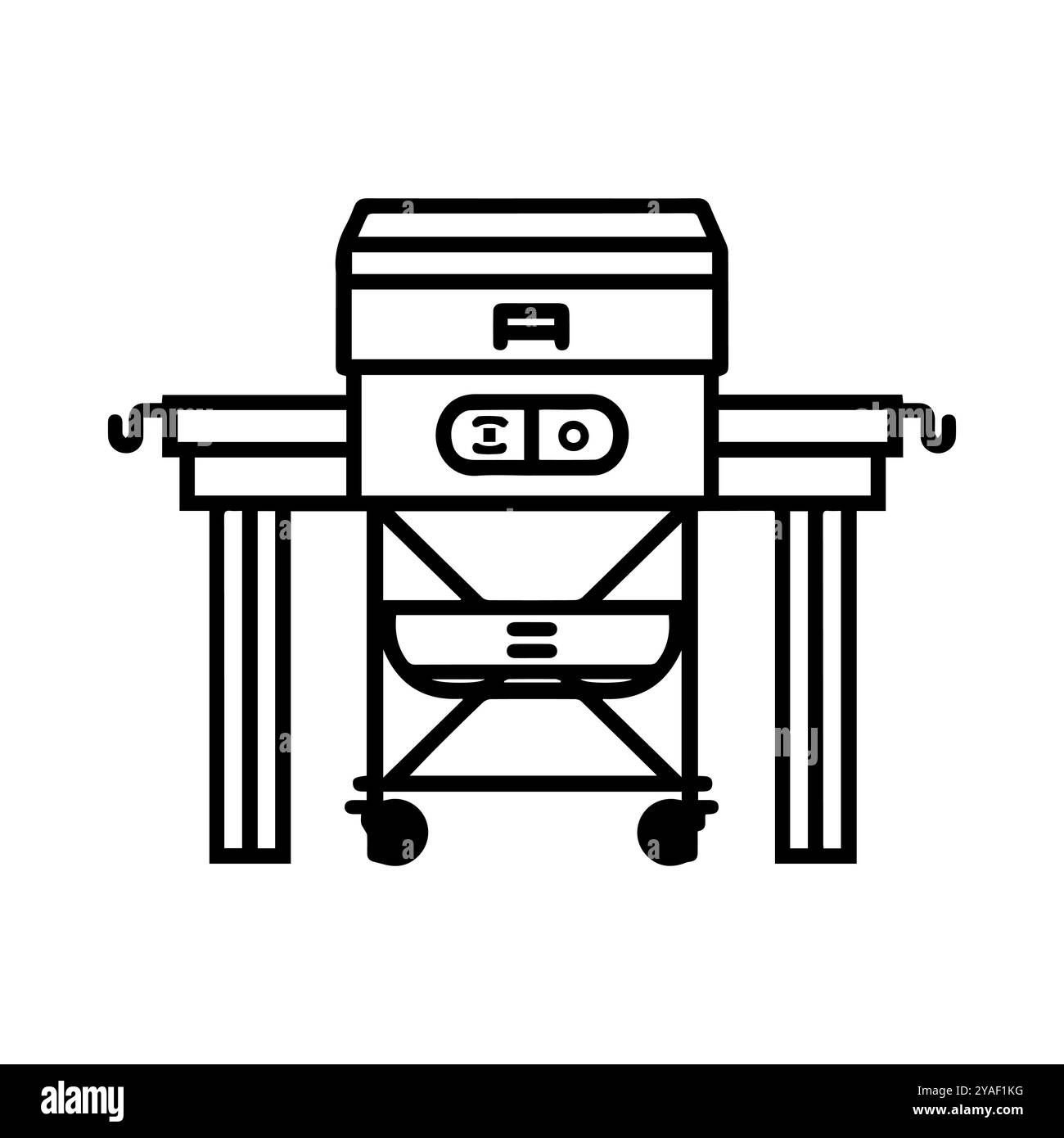 conveyor icon or modern line symbol. Vector line art and icon design ...