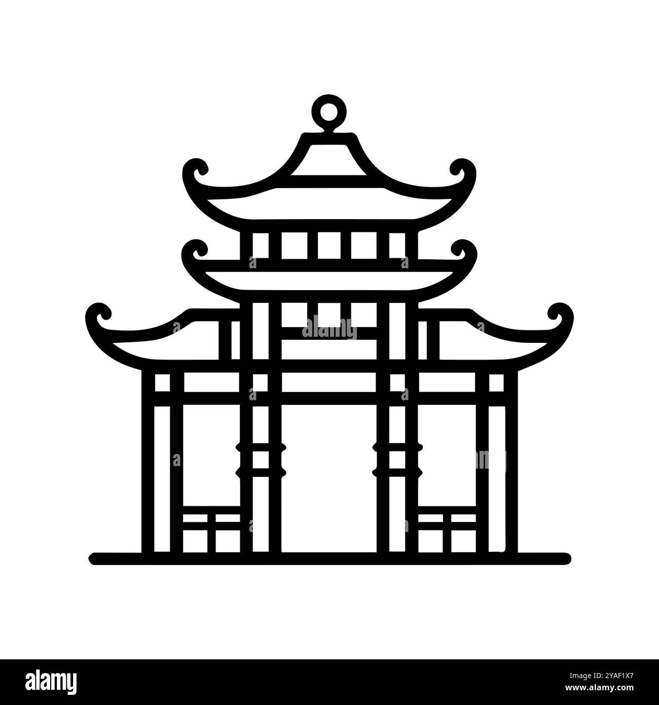 Modern japanese buddhism Stock Vector Images - Alamy