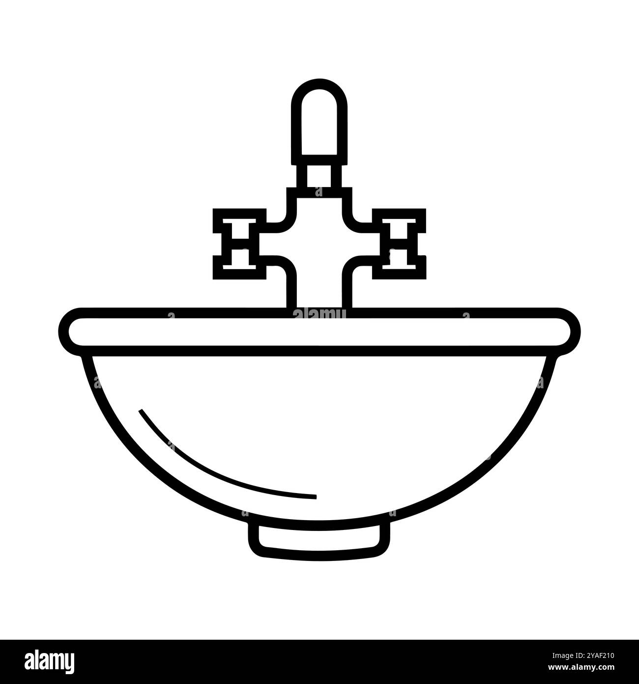 Kitchen washroom Black and White Stock Photos & Images - Alamy