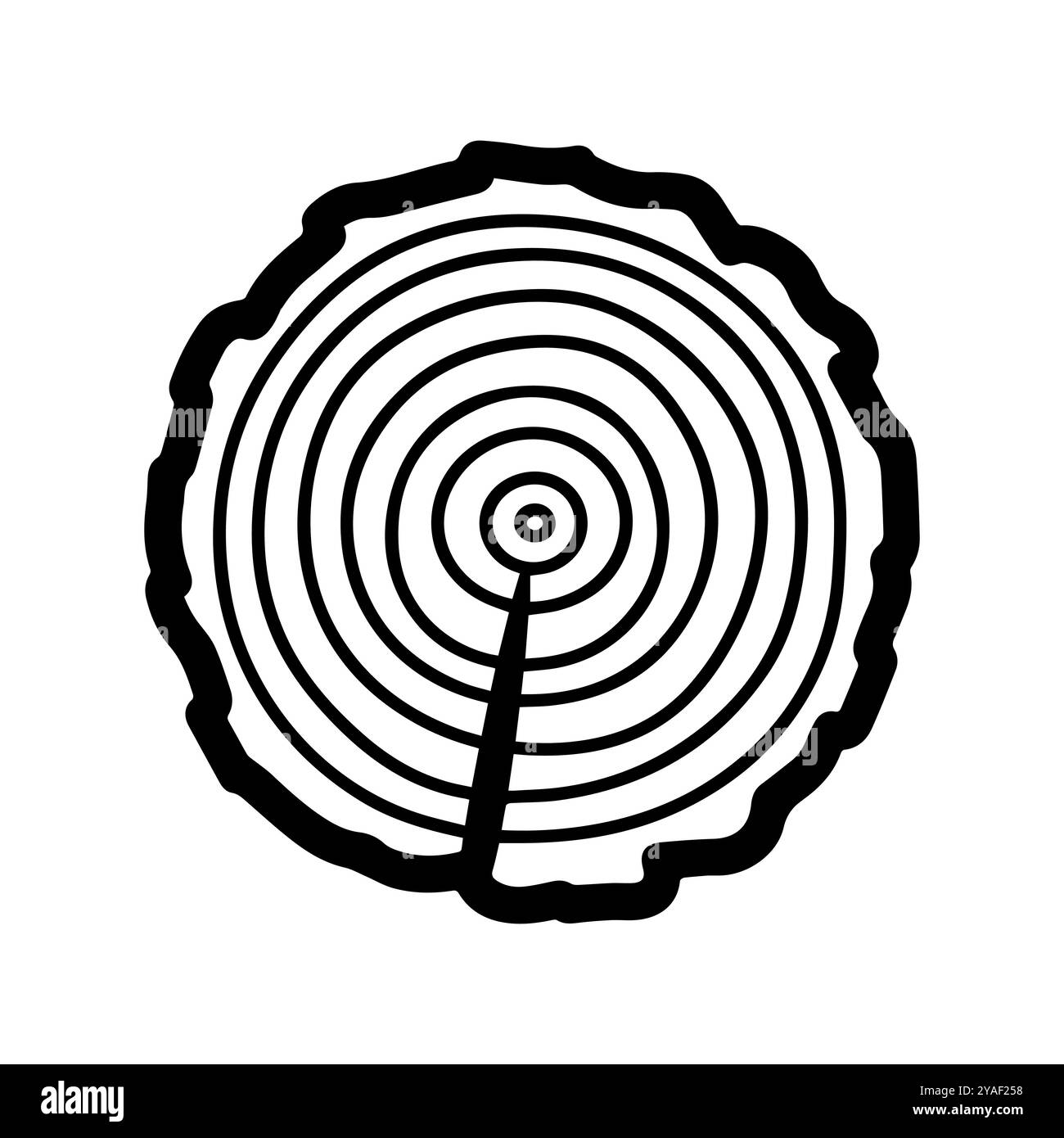wood log icon or modern line symbol. Vector line art and icon design ...
