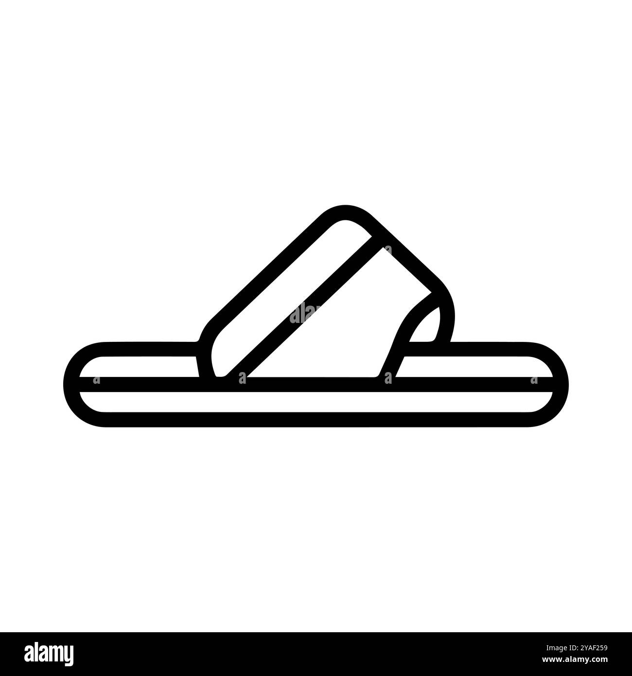 slipper icon or modern line symbol. Vector line art and icon design ...