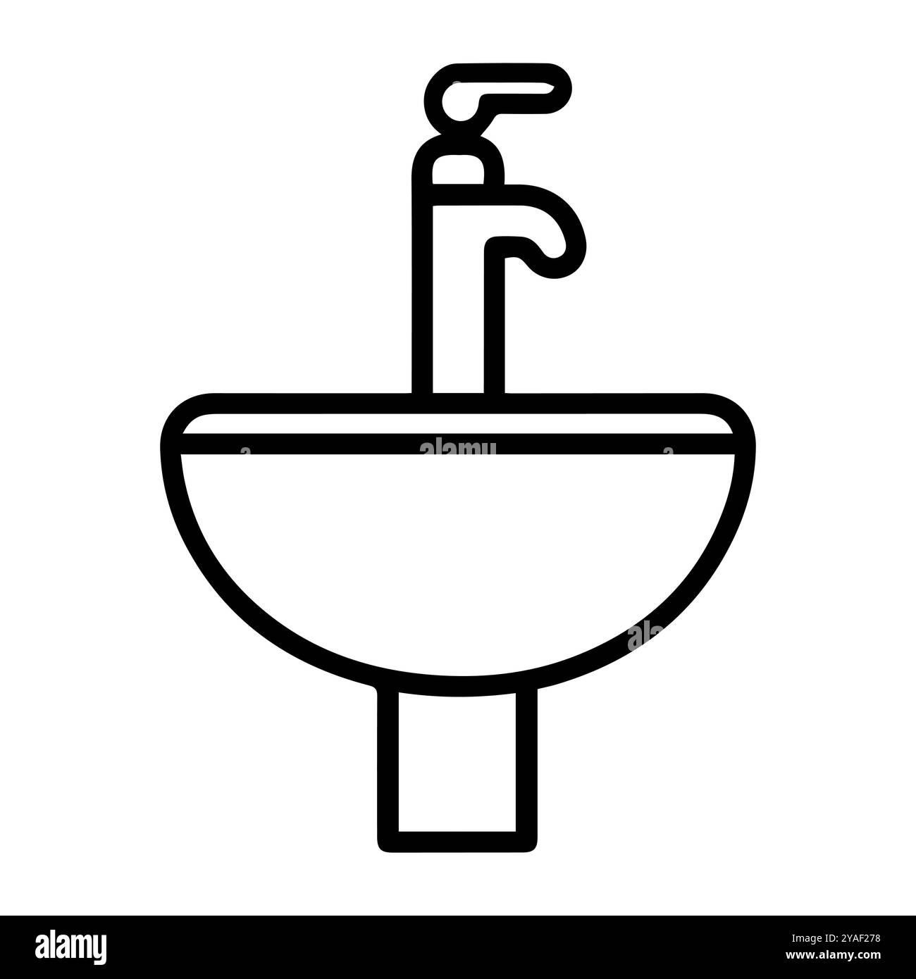 Kitchen washroom Black and White Stock Photos & Images - Alamy