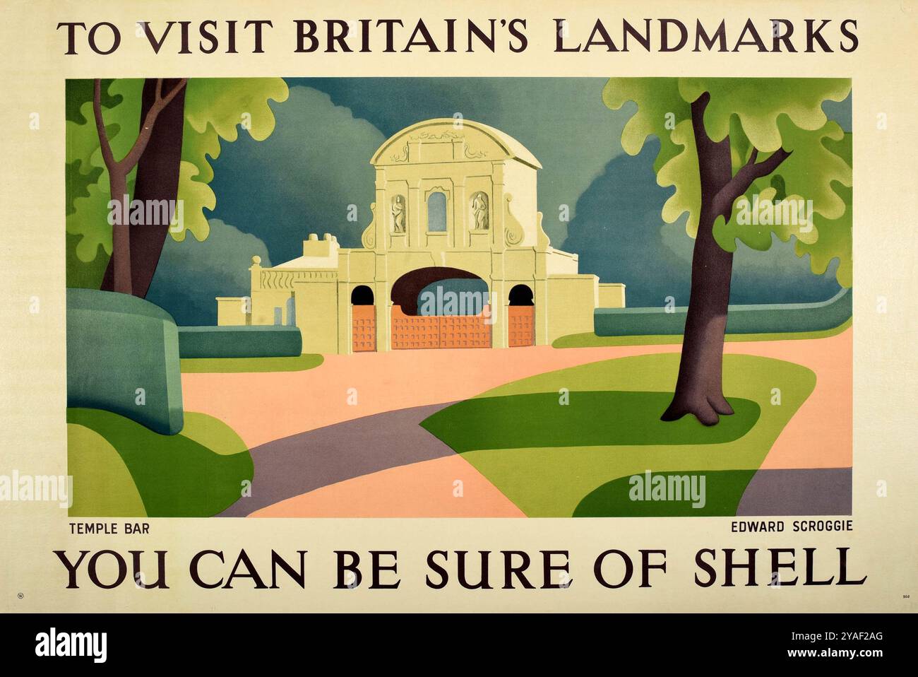 Vintage advertising Poster Part of the Shell Oil Poster Series "To ...