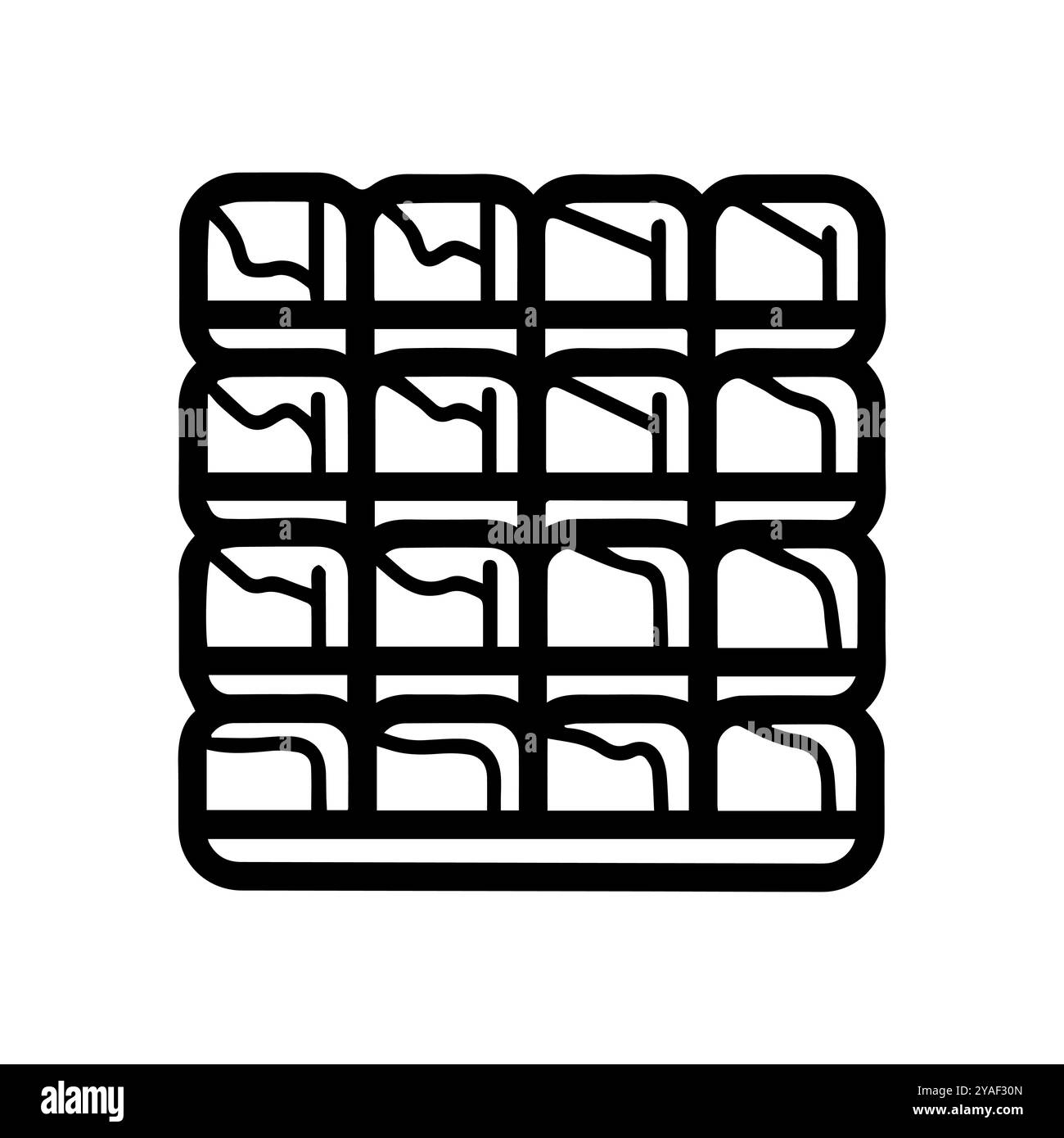 chocolate icon or modern line symbol. Vector line art and icon design ...