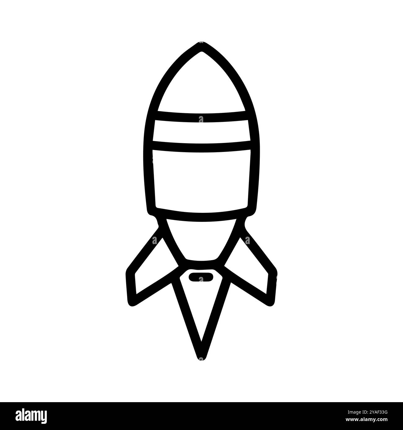 Aerial bomb isolated Black and White Stock Photos & Images - Alamy