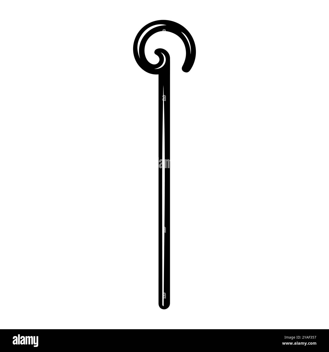 cane icon or modern line symbol. Vector line art and icon design with ...