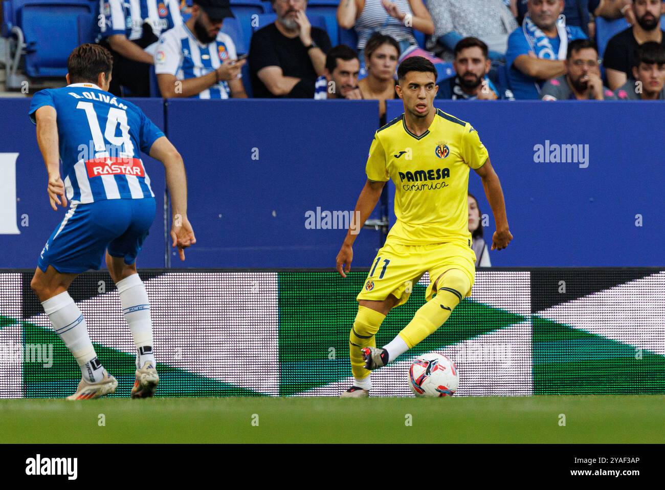 Ilias Akhomach seen during LaLiga EASPORTS game between teams of RCD ...