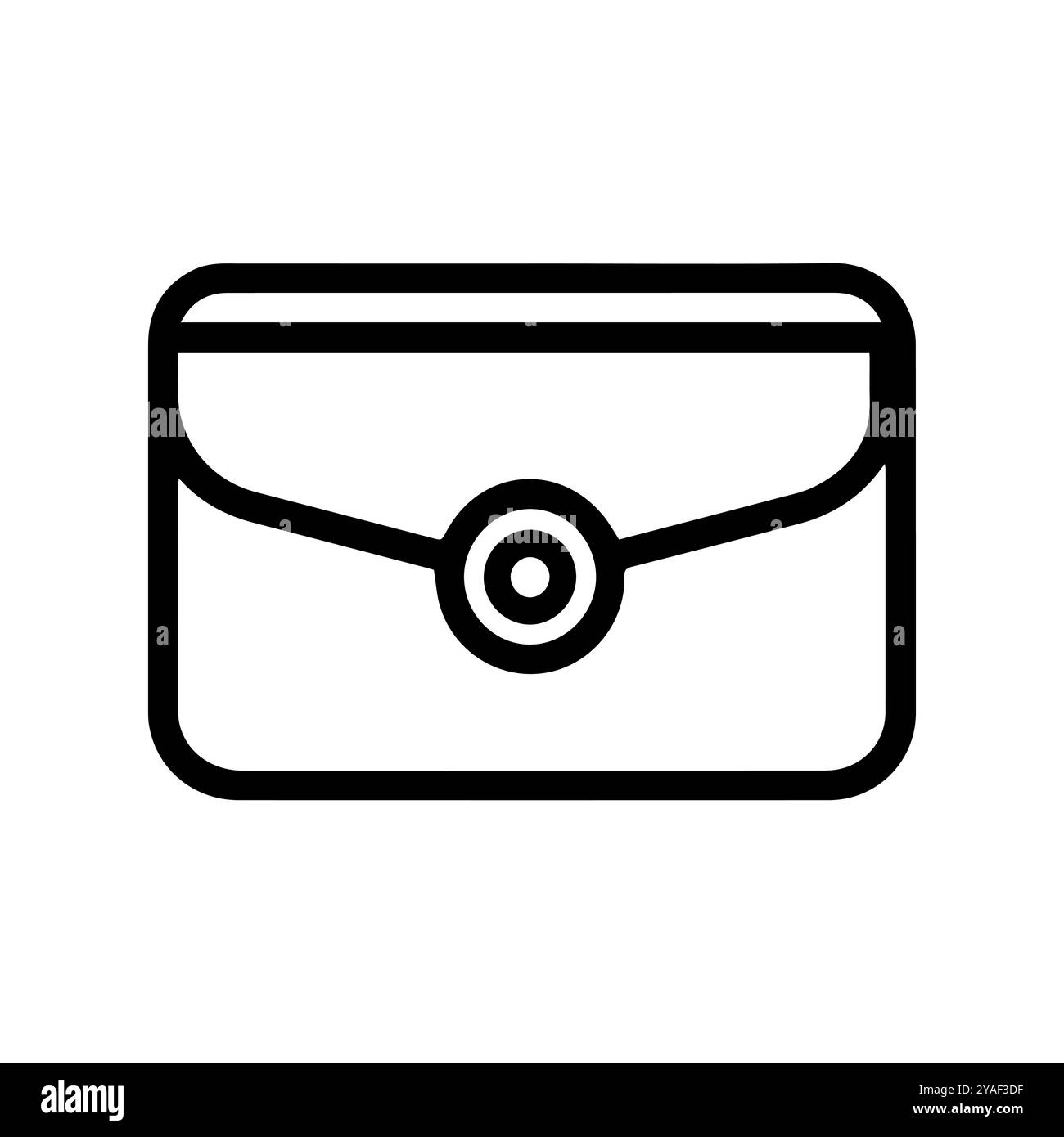 wallet icon or modern line symbol. Vector line art and icon design with ...