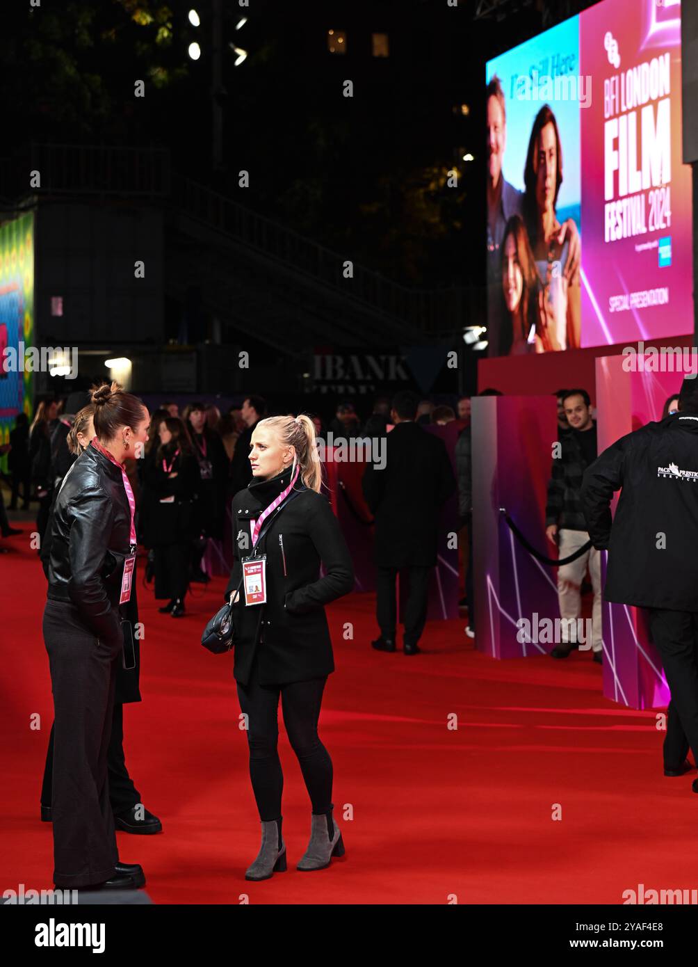 LONDON, UK. 13th Oct, 2024. DDA staff at the "I'm Still Here" Special ...