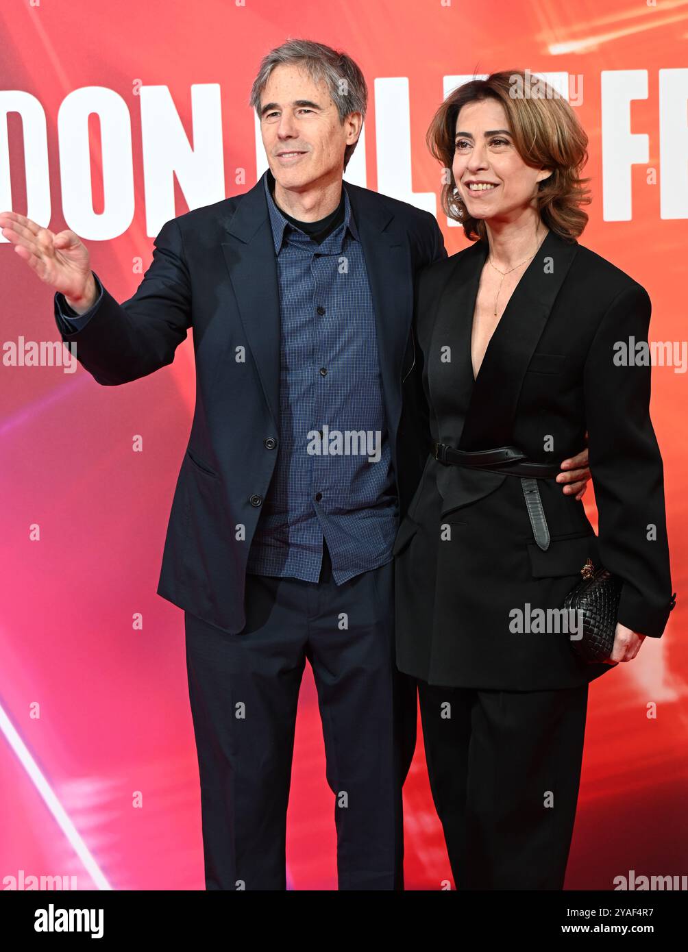 LONDON, ENGLAND: 13th October 2024: Walter Salles, Fernanda Torres ...