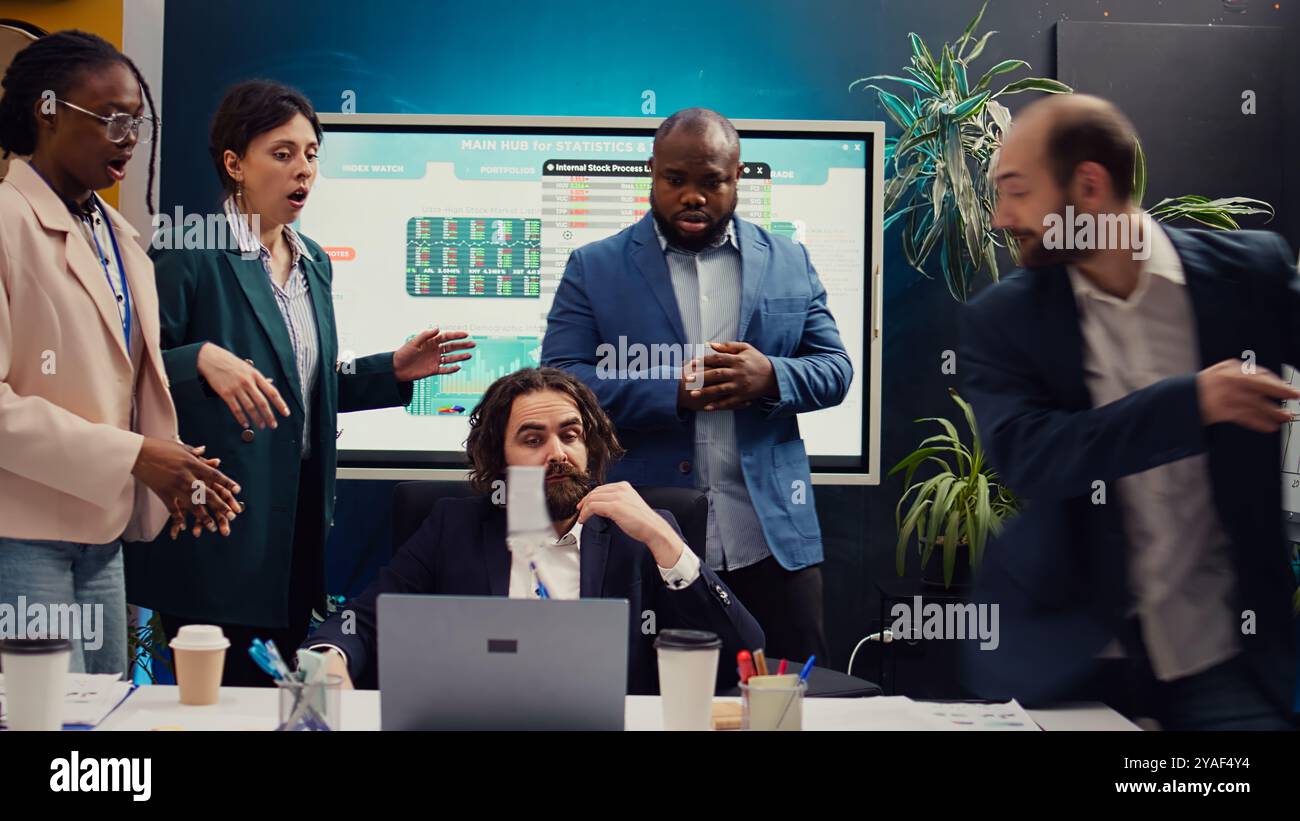 Exhausted staff conference hi-res stock photography and images - Alamy