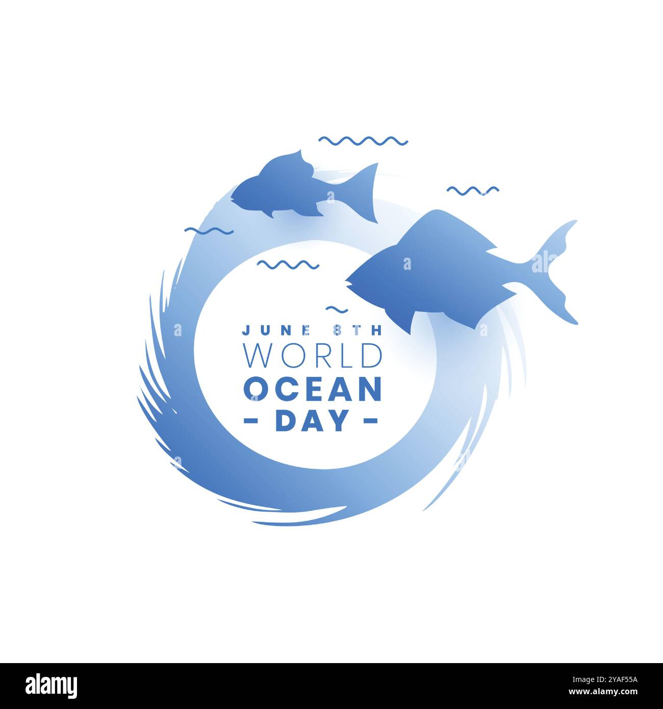 eye catching world ocean day event poster save and clean ecosystem ...