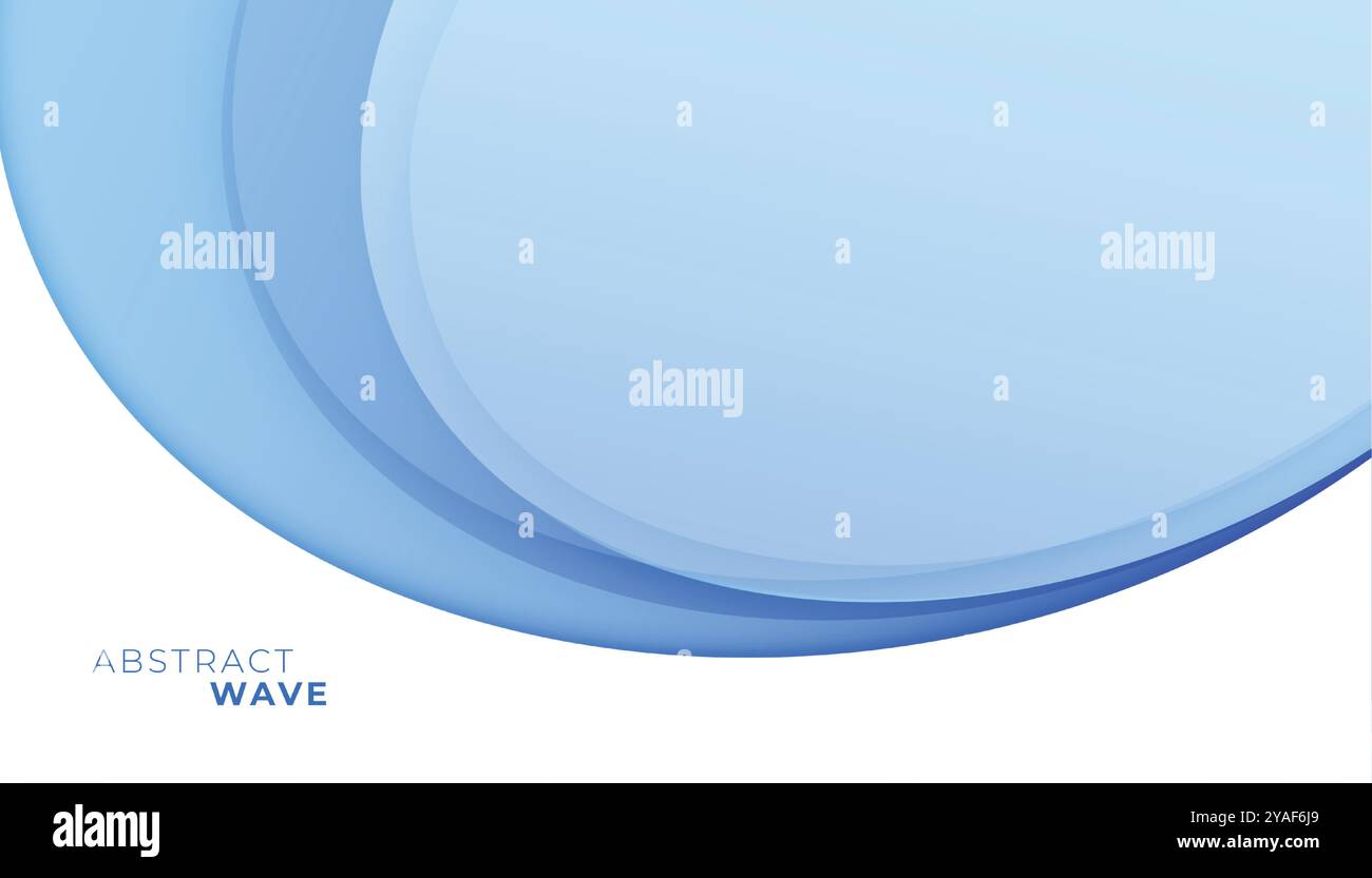 modern blue wave with stripe layout for business branding vector Stock ...