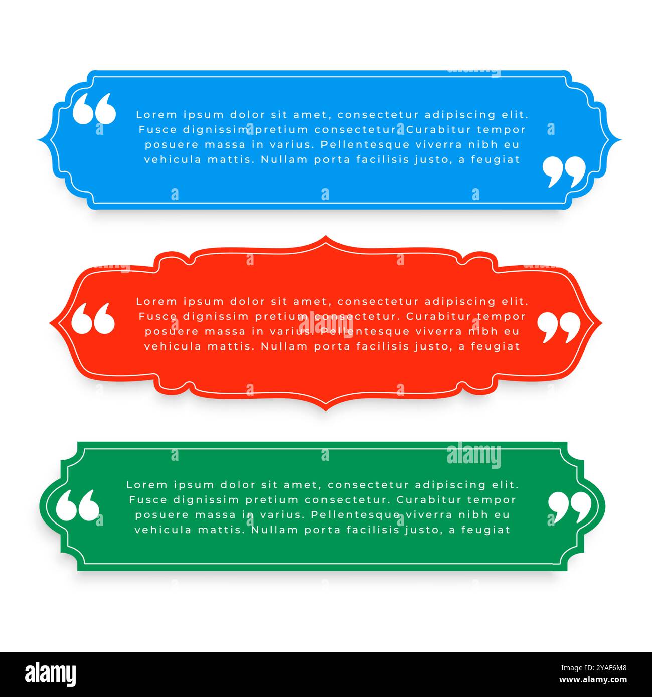 collection of double inverted comma mark background design vector Stock ...