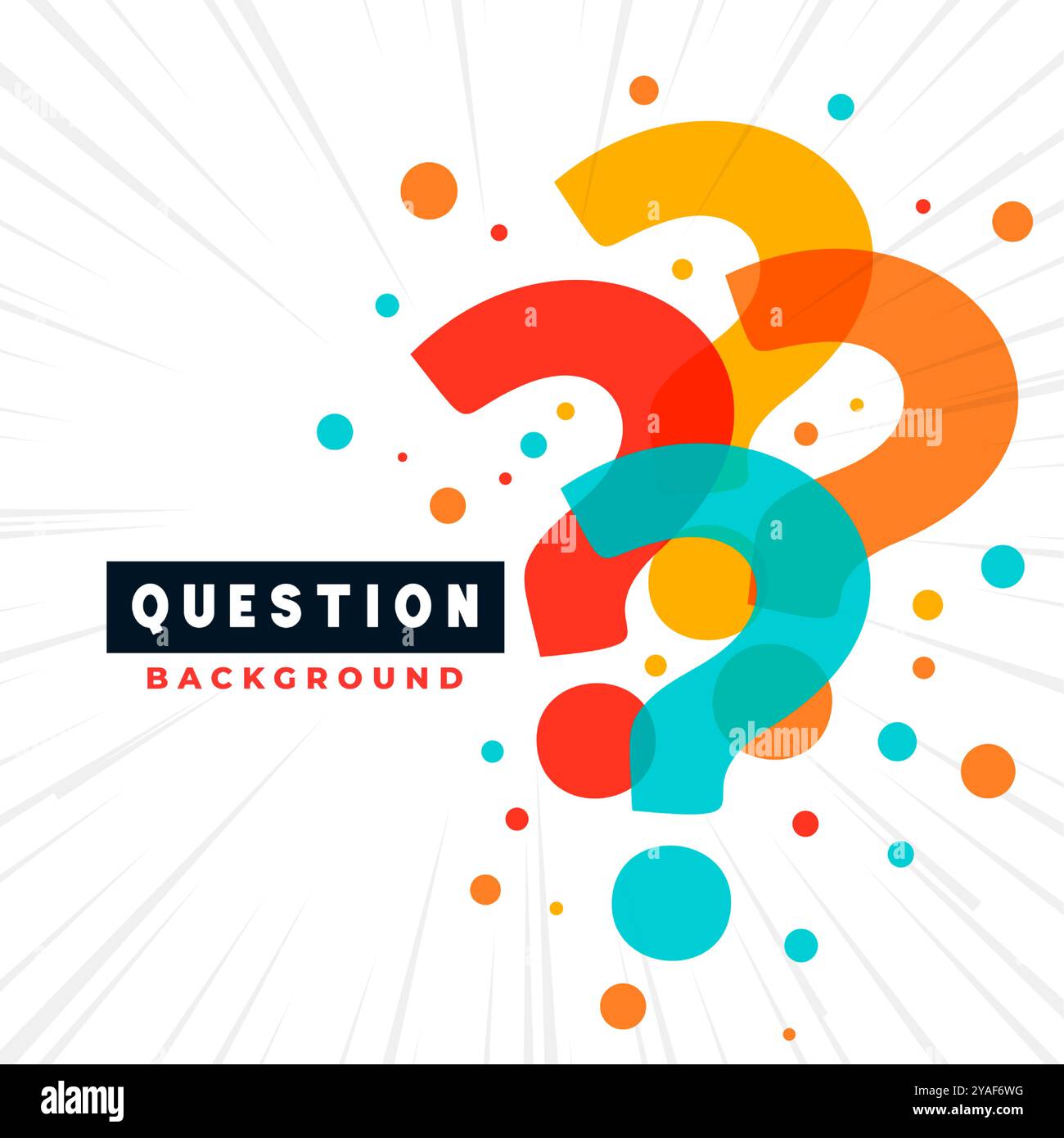 stylish question mark sign background solve the mystery or confusion vector Stock Vector Image ...