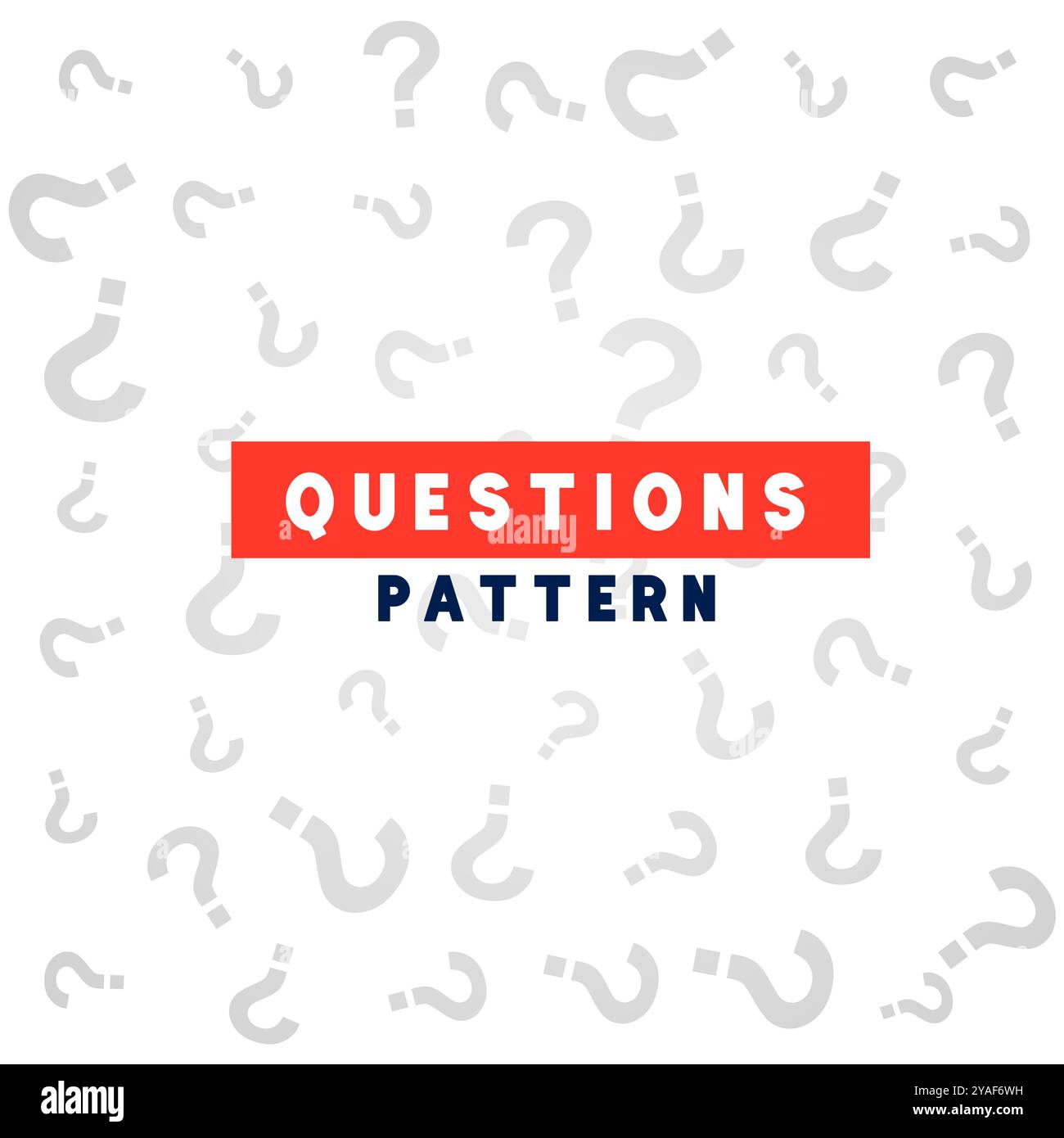 question mark pattern background for help and support vector Stock ...